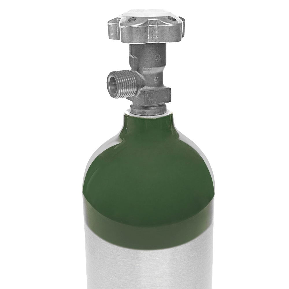 Centercor Hospitalar - Cilindro de Oxigênio 1,7 Litros Alumínio Sem Carga